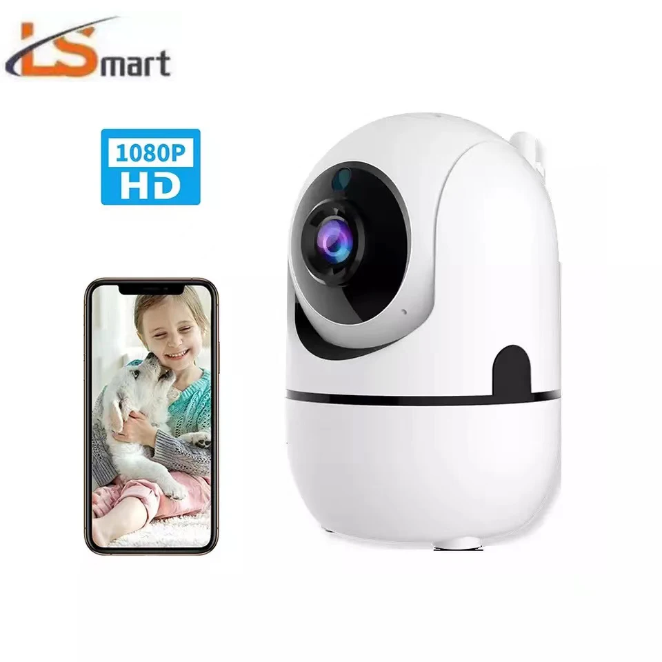 2MP IP Camera WiFi YCC365 Plus Surveillance Camera Automatic Tracking ...