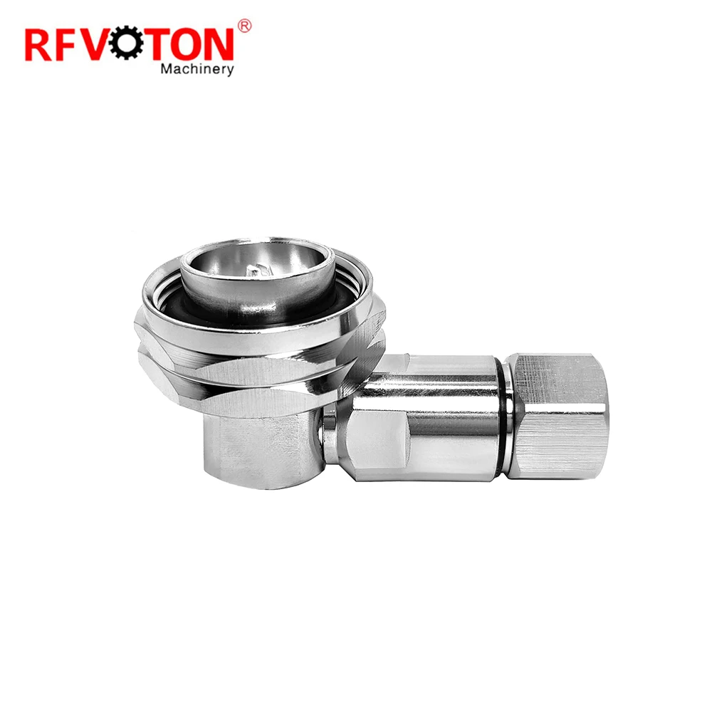 Free-shipping-2pieces-rf-right-angle-50ohm-Connector-L29-DIN-male-7-16 ...