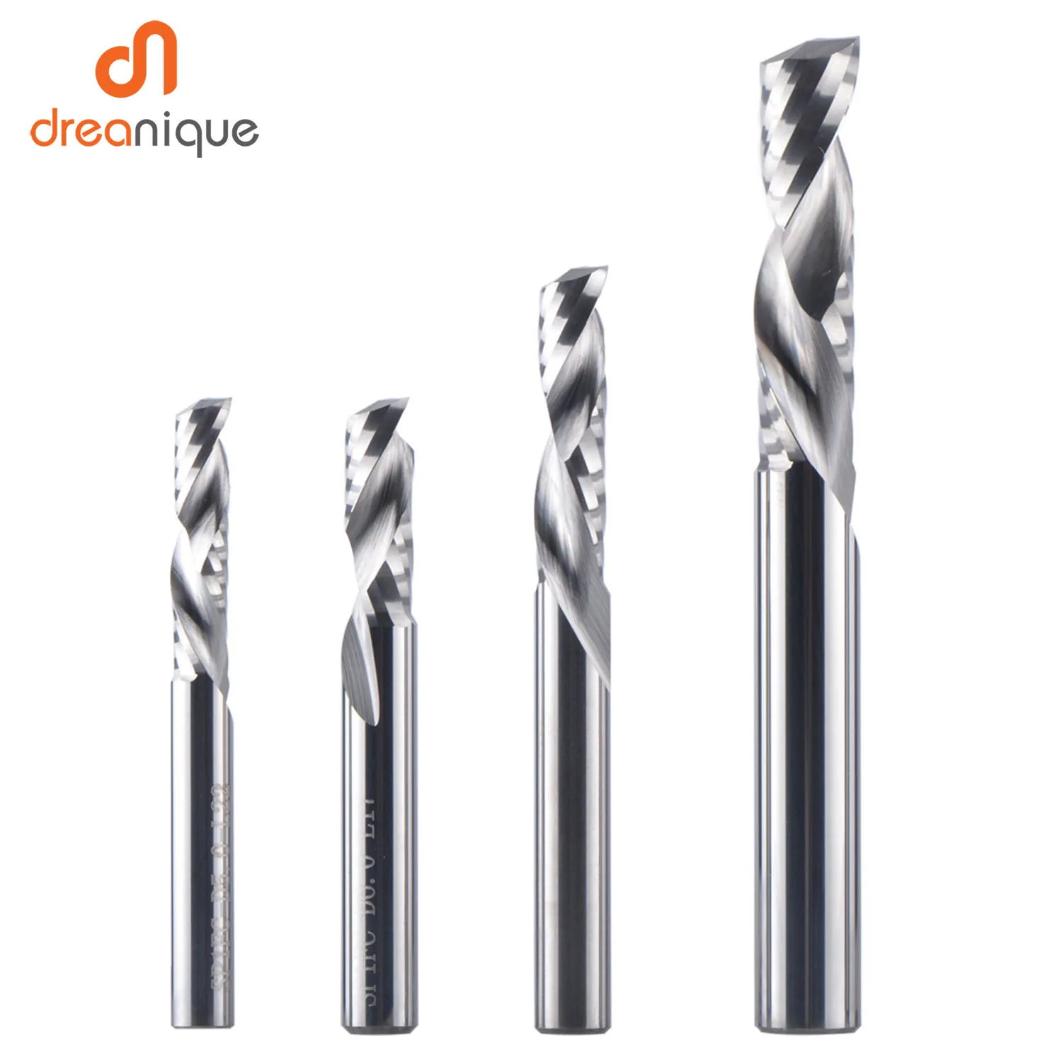 Milling Cutter Woodwork Up & Down Cut 1 Flutes Spiral Carbide Milling ...
