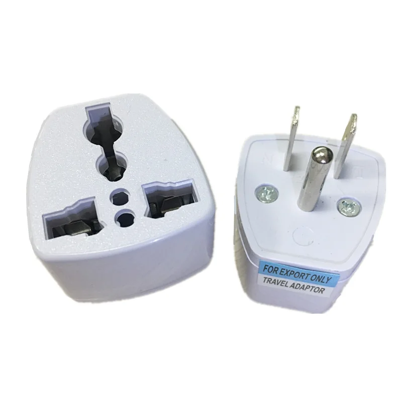 US Universal Adapter to USA CANADA AC Power Plug 3 Pin Travel Converter ...