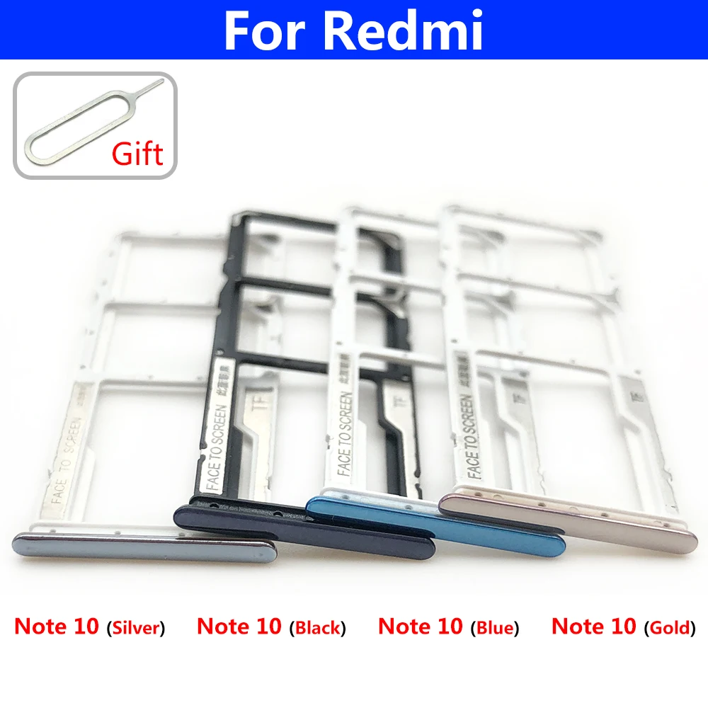 Sim-Card-Tray-For-Xiaomi-Redmi-Note-10-Pro-Note-10-5G-Note-10s-Dual ...