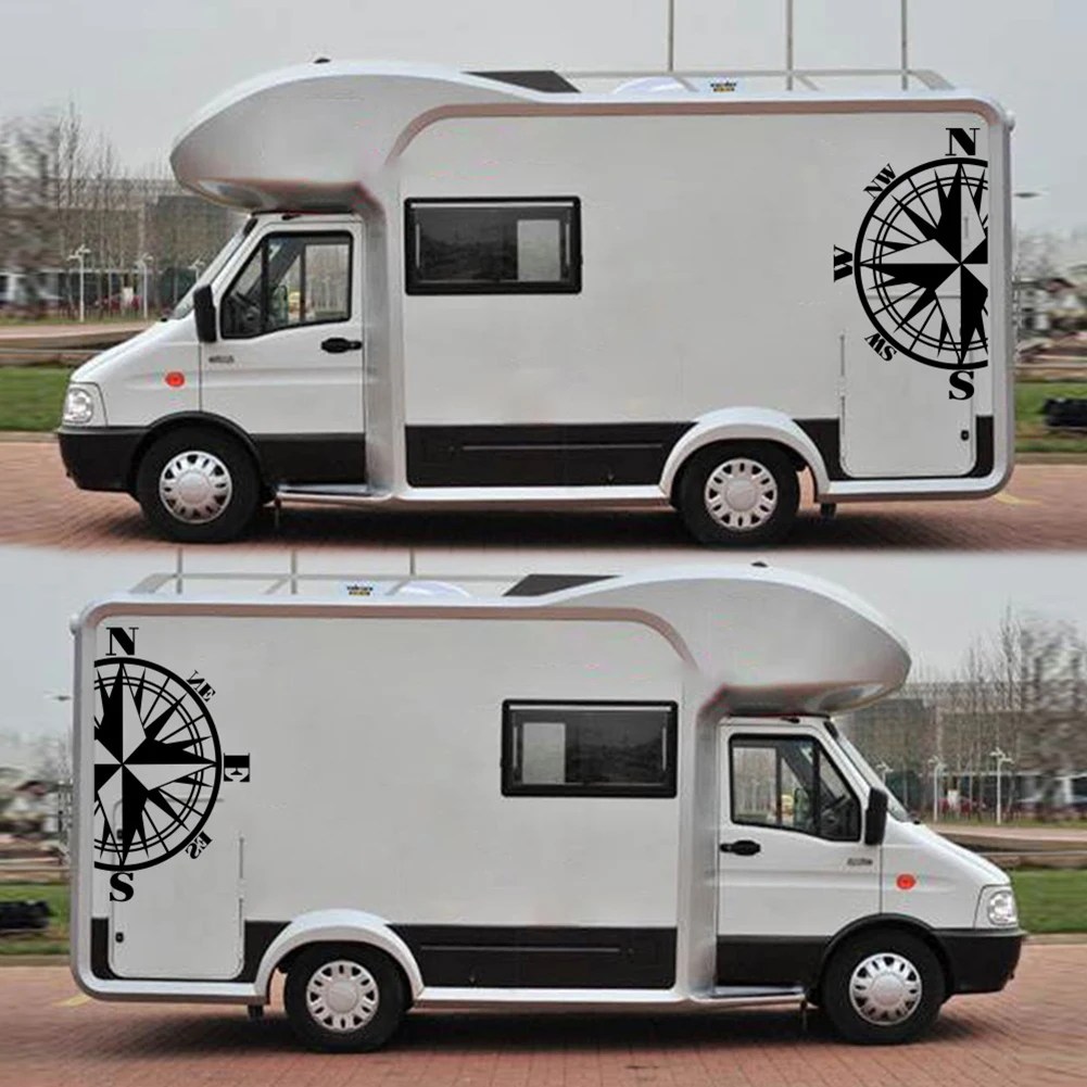 1-PCS-Lage-Size-Compass-Car-Sticker-Self-Adhesive-Stickers-For-Car ...