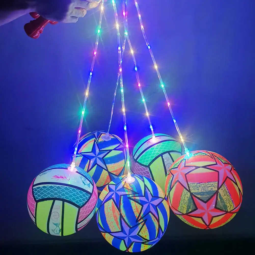 Kid-Toy-Luminous-Flashing-Sport-Fitness-Portable-Inflatable-Throwing ...