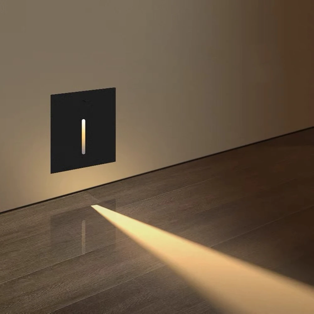 86-Recessed-Led-Wall-Lamp-For-Home-Stairs-Wall-Light-3W-Indoor-Stairway ...