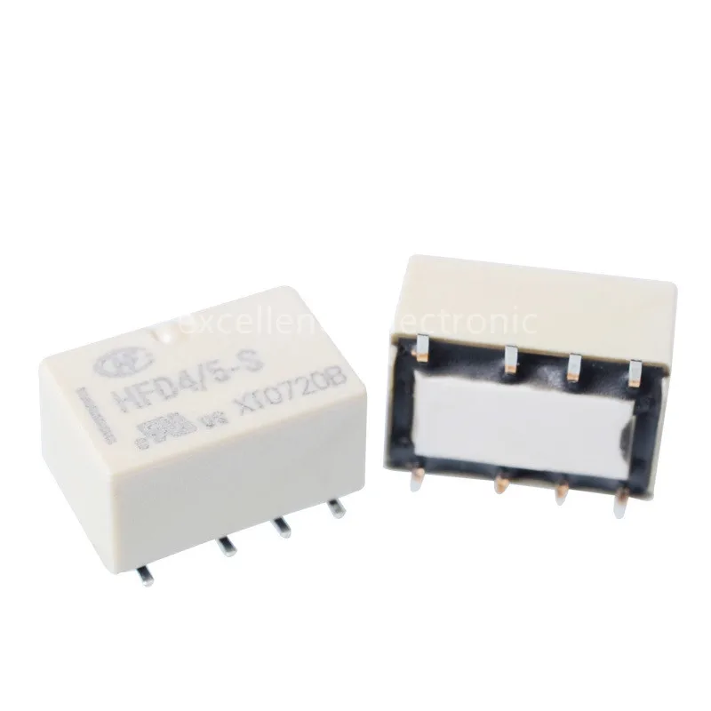 5PCS 5V Relay SMD HFD4/5 S 2A 30VDC 0.5A 125VAC Power Relay 8 Pins ...