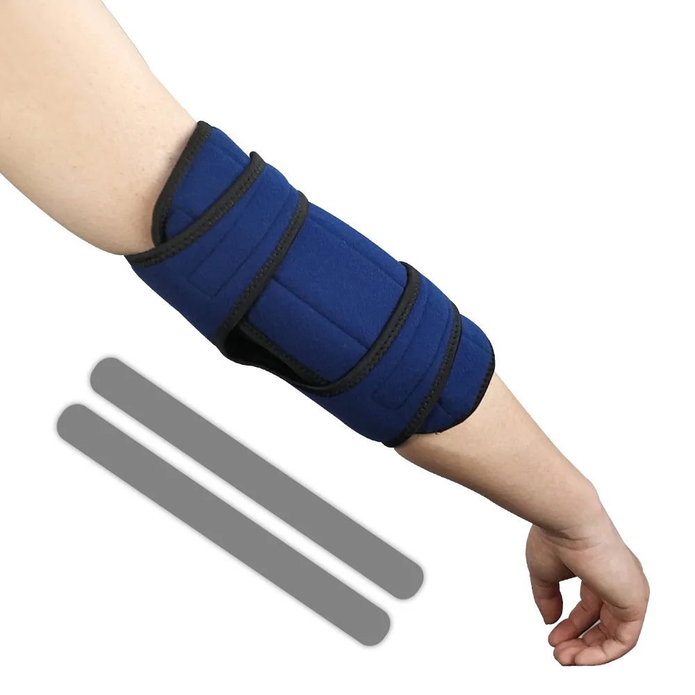 Adjustable 3 Fixed Steel Plates Elbow Joint Protection Brace Recovery ...