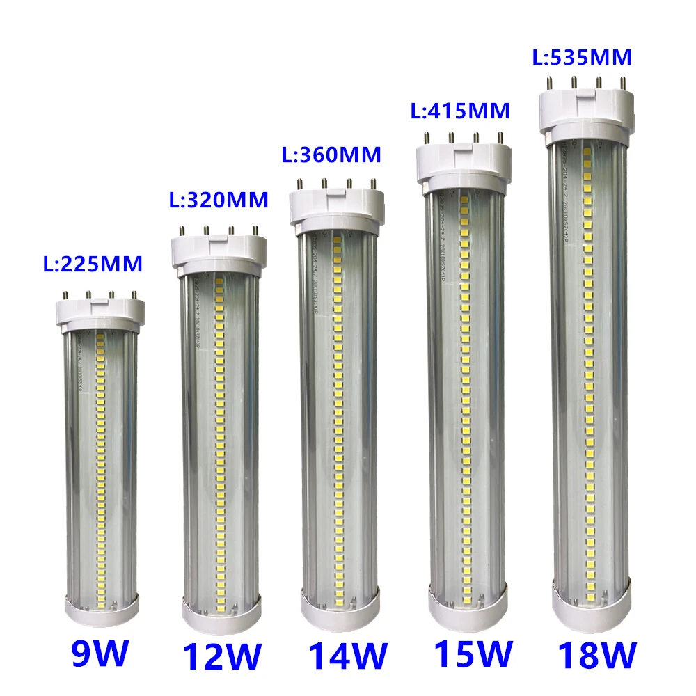 2G11-LED-Tube-Light-Pll-Lamp-PL-Bar-4pin-Epistar-SMD-Diffused-Cover-9W ...
