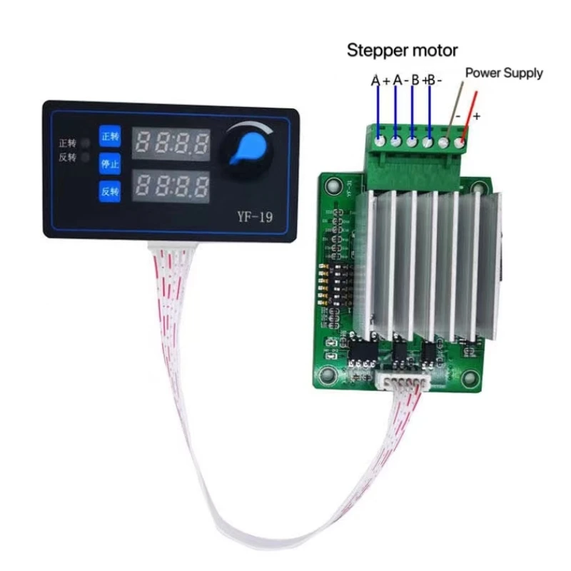 Dc 8-24v Reversal Speed Rpm Pulse Time Display 42 57 Stepper Motor ...