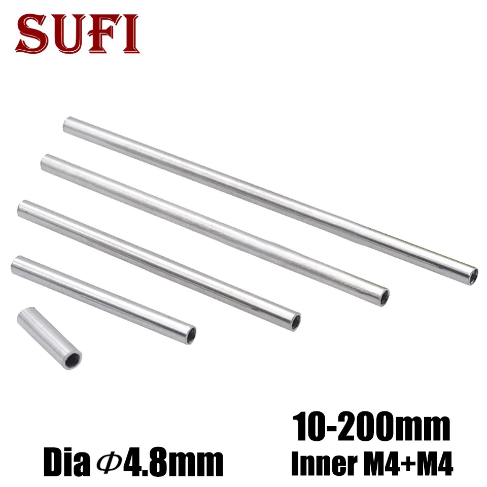 5pcs Inner M4 Connecting Hollow Straight Pipe Diameter 4.8mm M4 ...