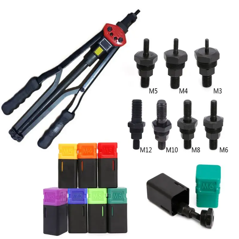 Riveter Gun Part Threaded Mandrel Replacement For Hand Nut Rivet Metric ...