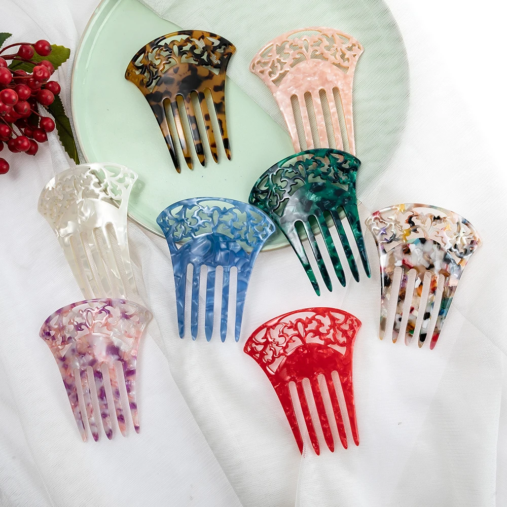 Classic Hair combs for women Acetate hair accessories combs ...