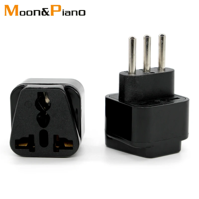 Italy Universal changeover plug 3 pin UK/US/EU/AU to IT Milan Chile ...