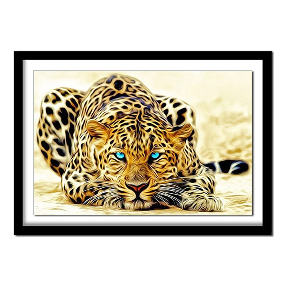 diamant-painting-Diamond-embroidery-animals-leopard-5d-diy-diamond ...