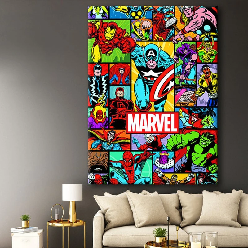 Superhero marvel room decorations Room Decor Ideas