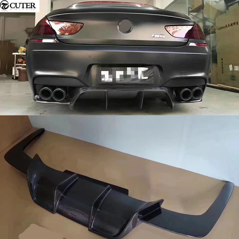 F06 F12 F13 M6 Carbon Fiber Rear Diffuser Rear Lip for Bmw F06 F12 F13 ...