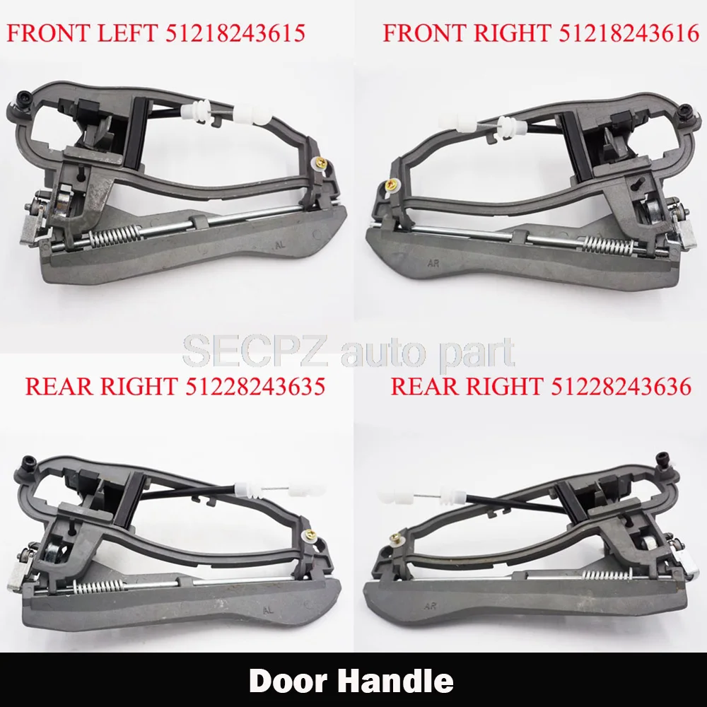 51218243615-51218243616-51228243-Front-Rear-Left-Right-Door-Handle ...