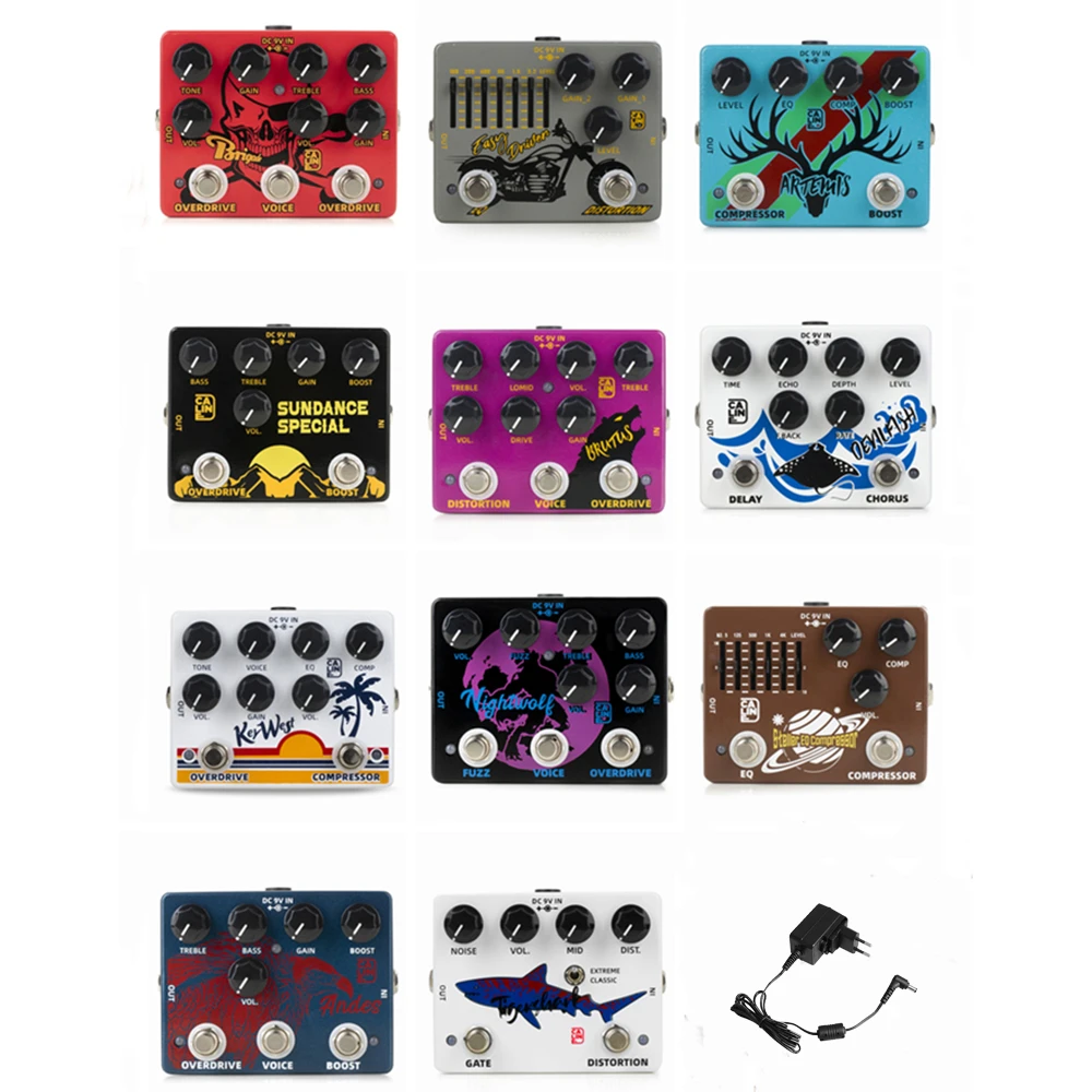 Caline Dcp Dual Effect Guitar Pedal Distortion Overdrive Compressor ...