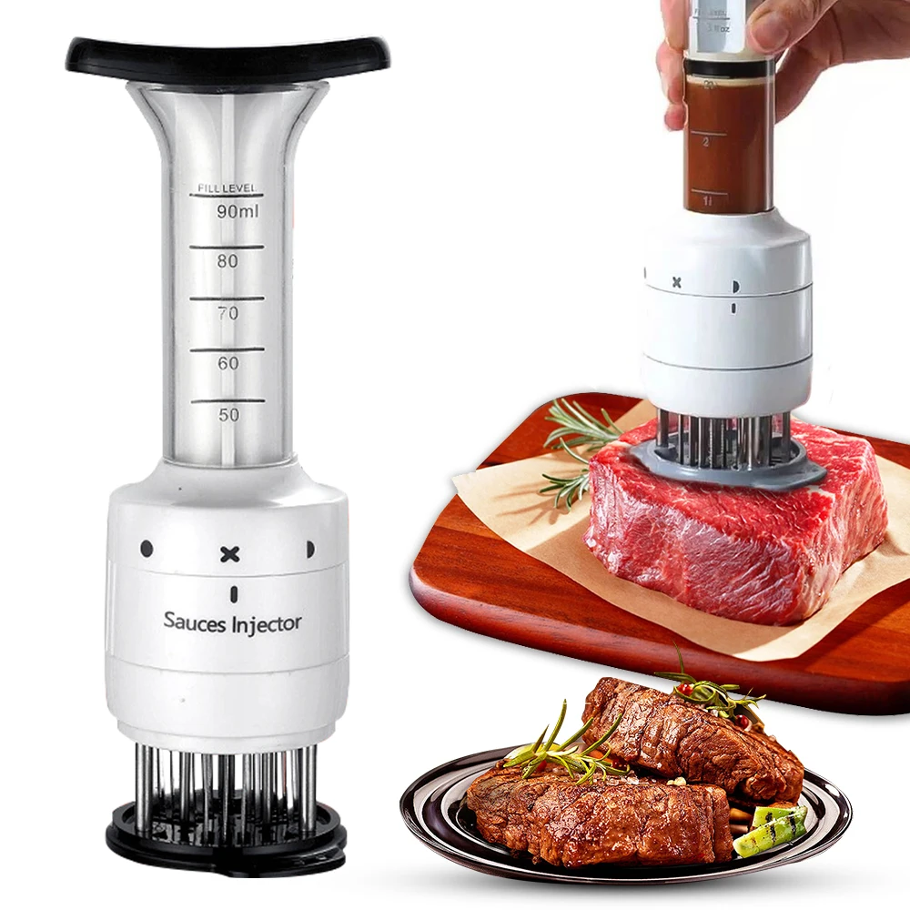 Loose-meat-needle-meat-tenderizer-seasoning-syringe-stainless-steel ...