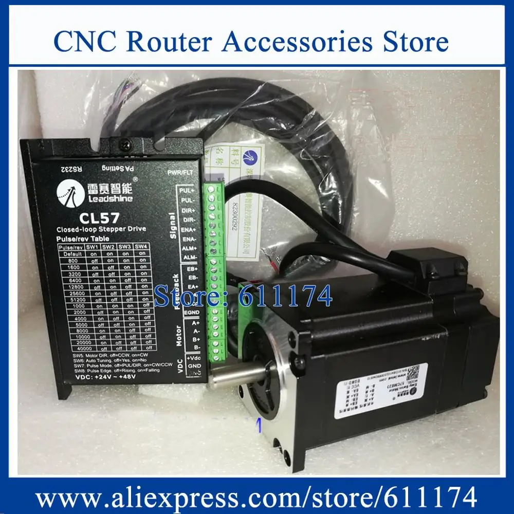 Orginal Leadshine 2 phase CL57 CL57C stepper driver 24-50VDC for nema23 ...