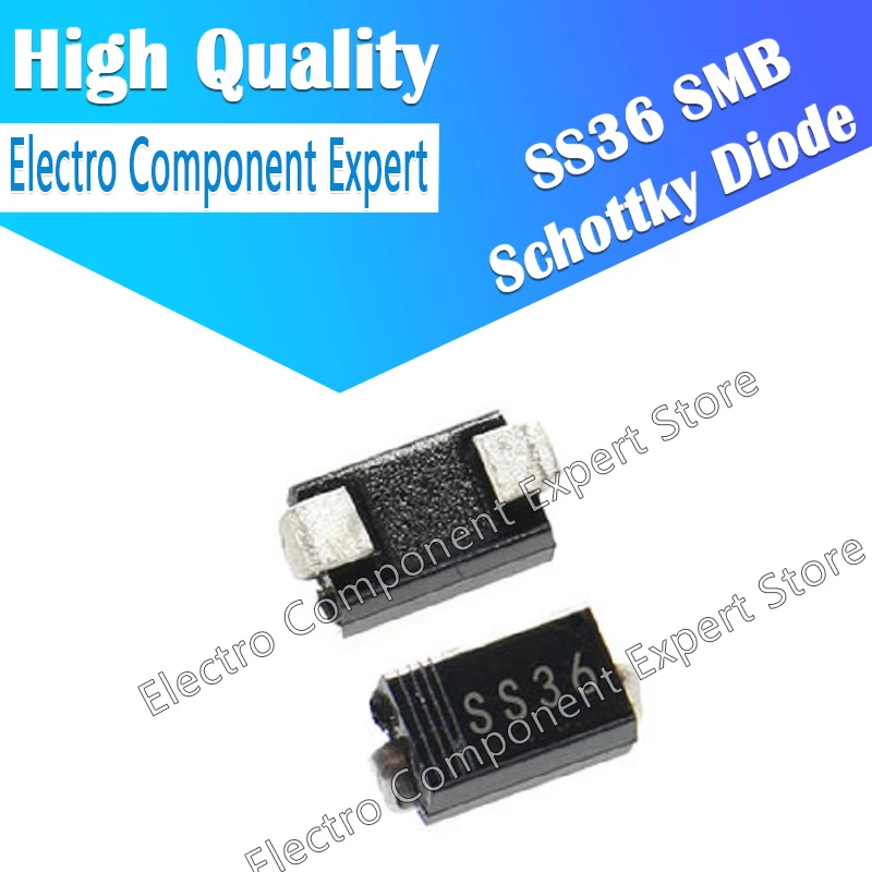 50PCS/Lot SR360 SS36 SMB SMD Schottky Diode 3A60V 3A 60V|Diodes ...