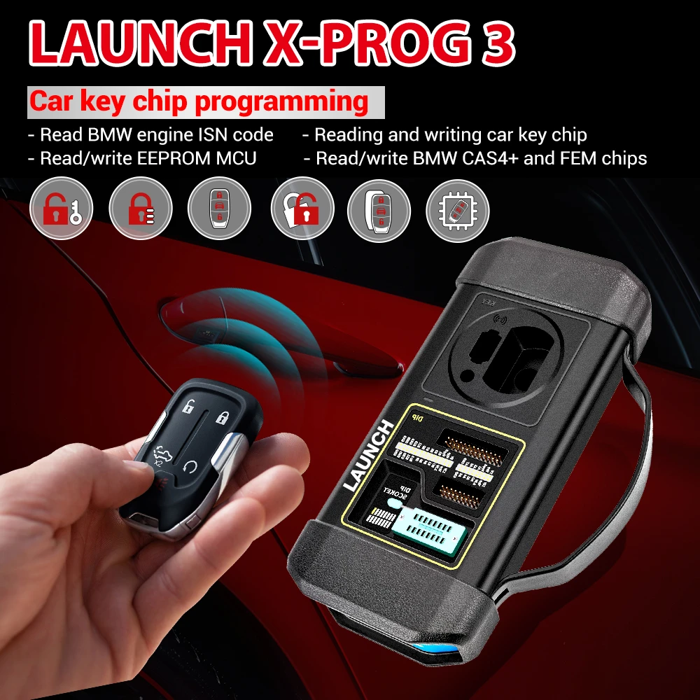 LAUNCH X431 X PROG 3 Auto Key Programming tool xprog 3 Immobilizer Programmer Read write Car Key ...
