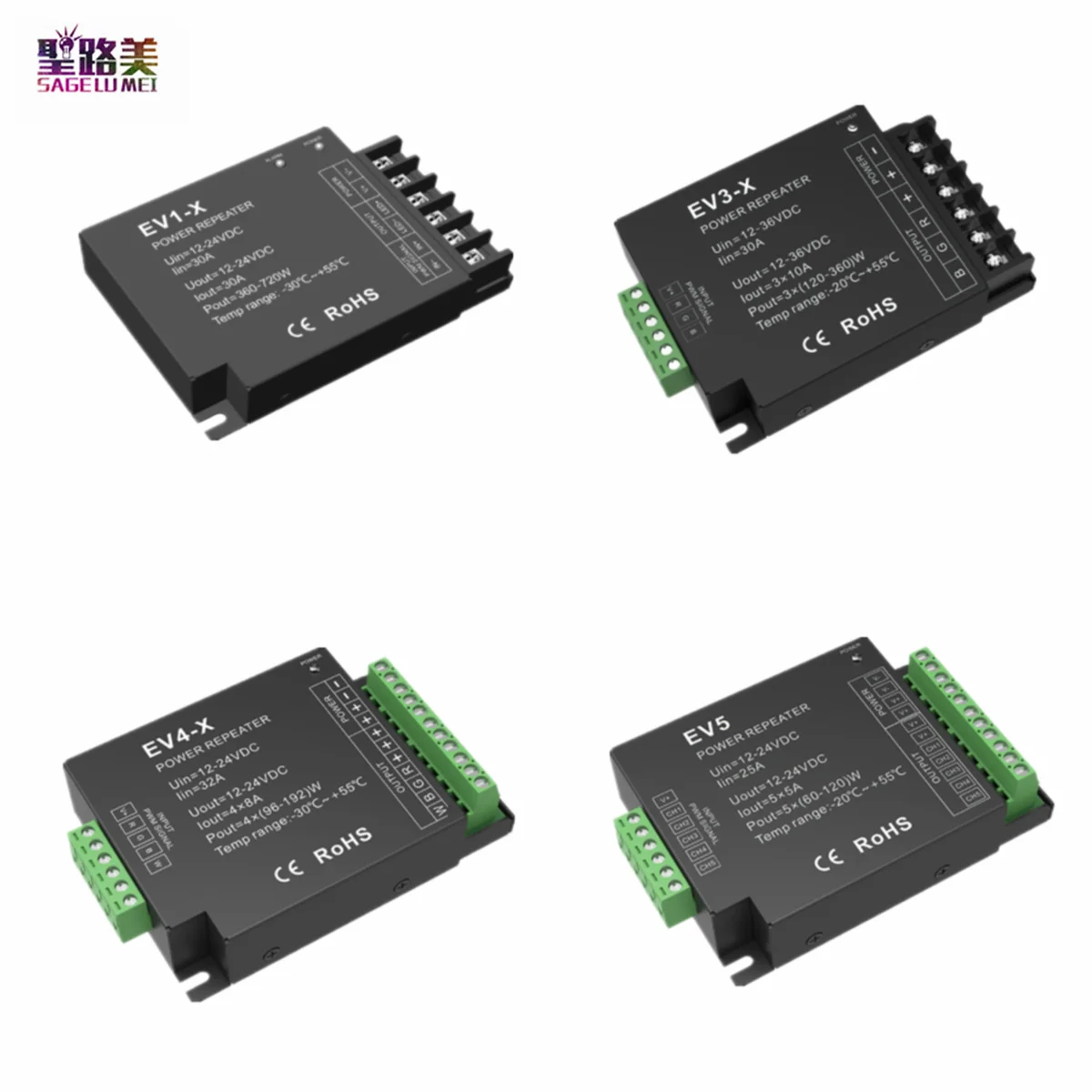 DC12V-24V 1CH 3CH 4CH 5CH Channels Constant Voltage cv Power PWM LED ...
