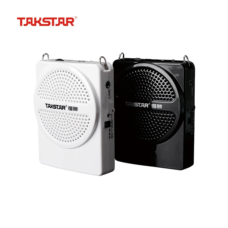 TAKSTAR E126 Rechargeable Mini Voice Amplifier Portable Waistband Wired Headset Microphone ...