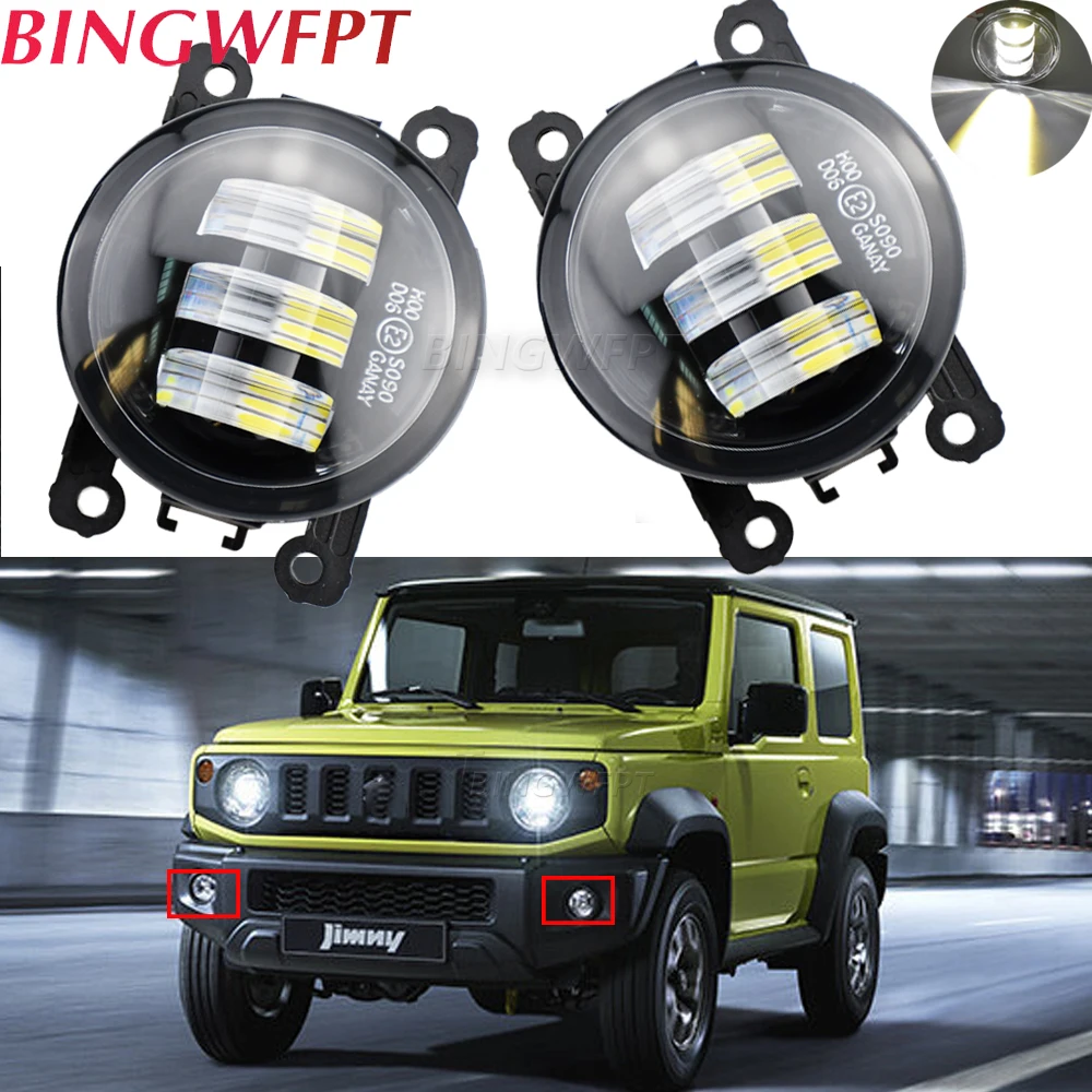 1pair LED Daytime Running Lights For Suzuki Jimny 2018 2019 2020 Jimny ...