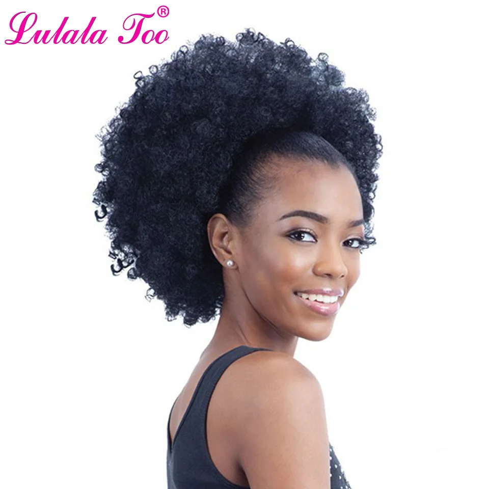 10inch-Afro-Puff-Synthetic-Hair-Bun-Chignon-Hairpiece-For-Women ...