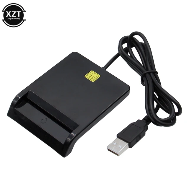 X01 USB Sensible Card Reader For Financial institution Card IC/ID EMV ...