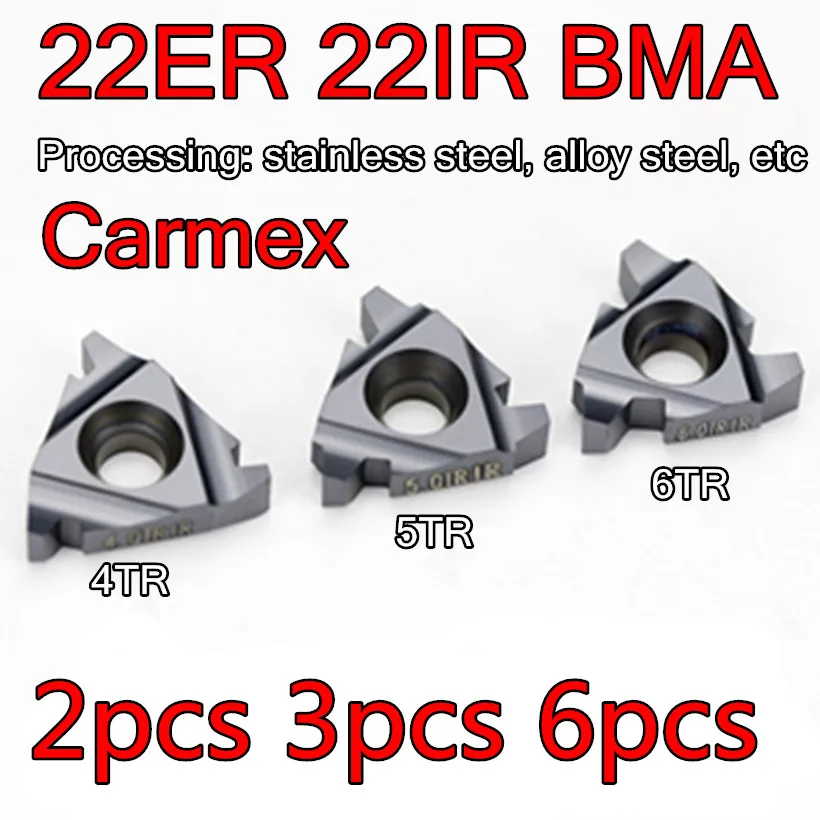 22ER-4TR-5TR-6TR-BMA-22IR-4TR-5TR-6TR-BMA-2pcs-3pcs-6pcs-Carmex-carbide ...