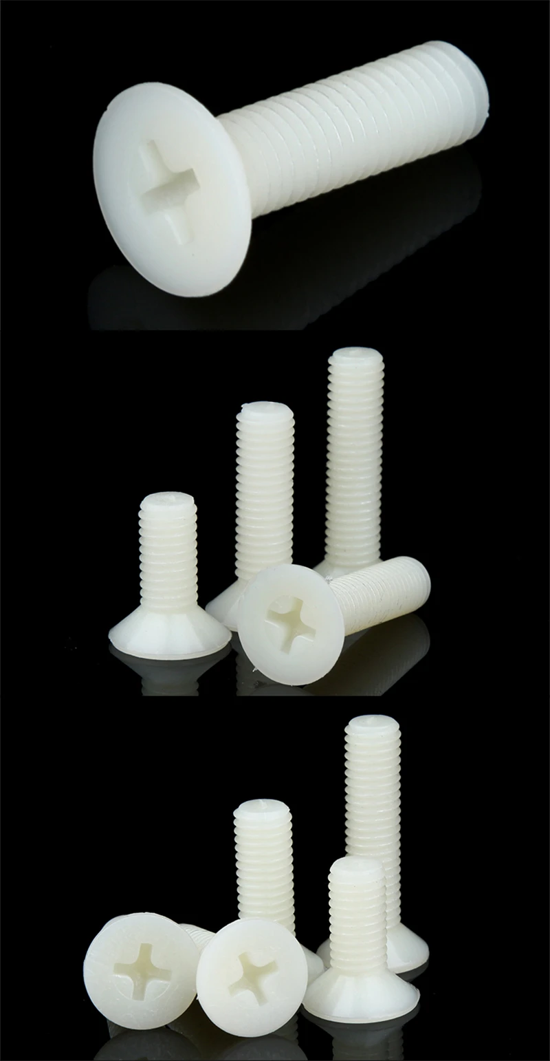 50 шт. DIN965 ISO7046 GB819 JISB1111F M2.5 M3 M4 плоской головки ...