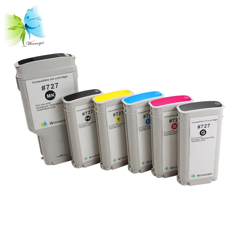 Winnerjet For Hp 727 Remanufactured Ink Cartridge With Ink For Hp ...