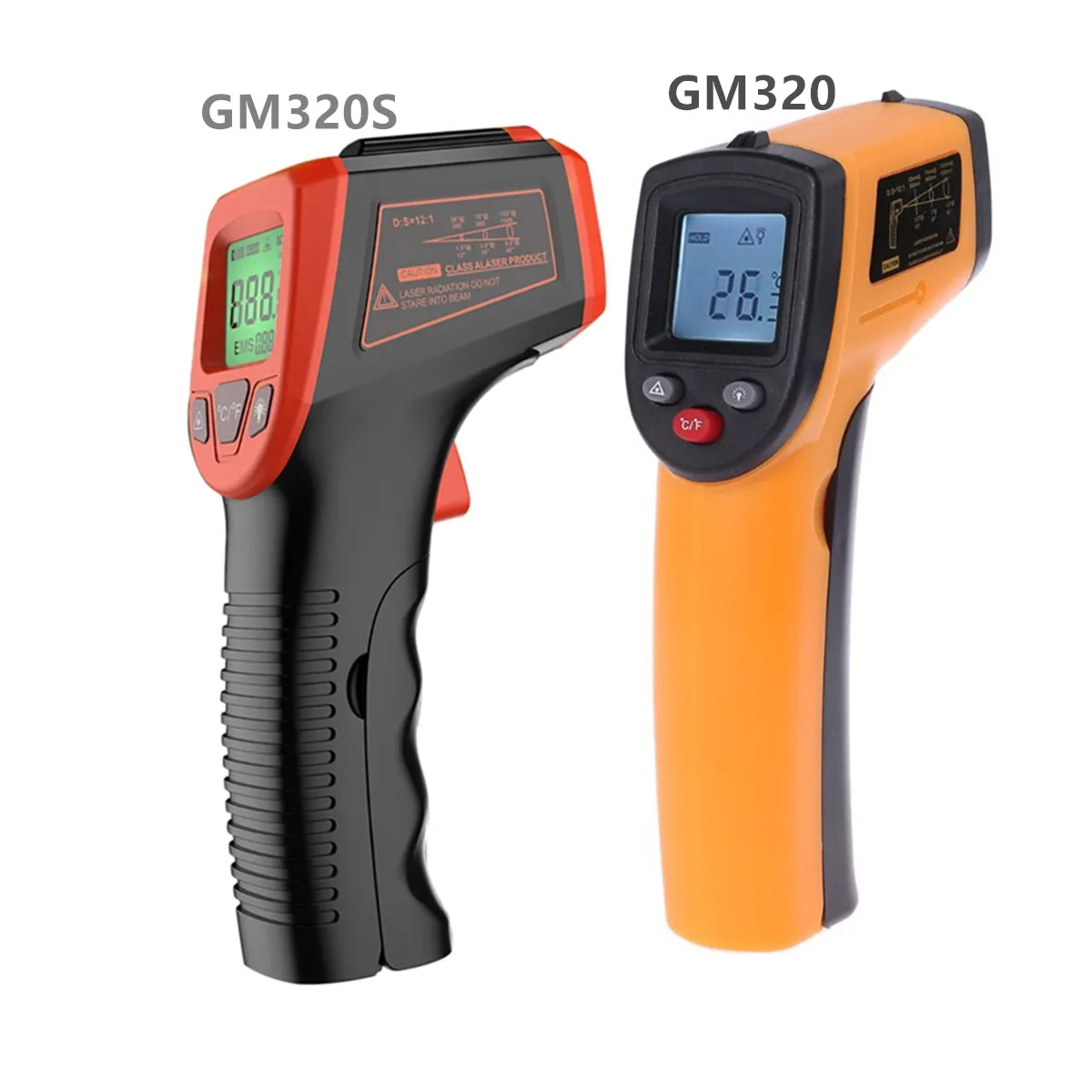 GM320S-Thermometer-50-600-Non-Contact-Industrial-Digital-High-Infrared ...