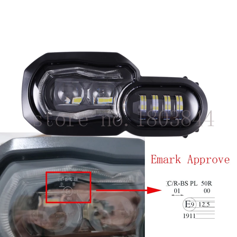 For Bmw F650gs F800gs F800adv F800r Complete Led Projector Motorcycle ...