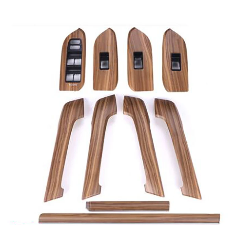 For-Toyota-Land-Cruiser-Prado-FJ150-150-2010-2018-2019-Wood-Grain-Car ...