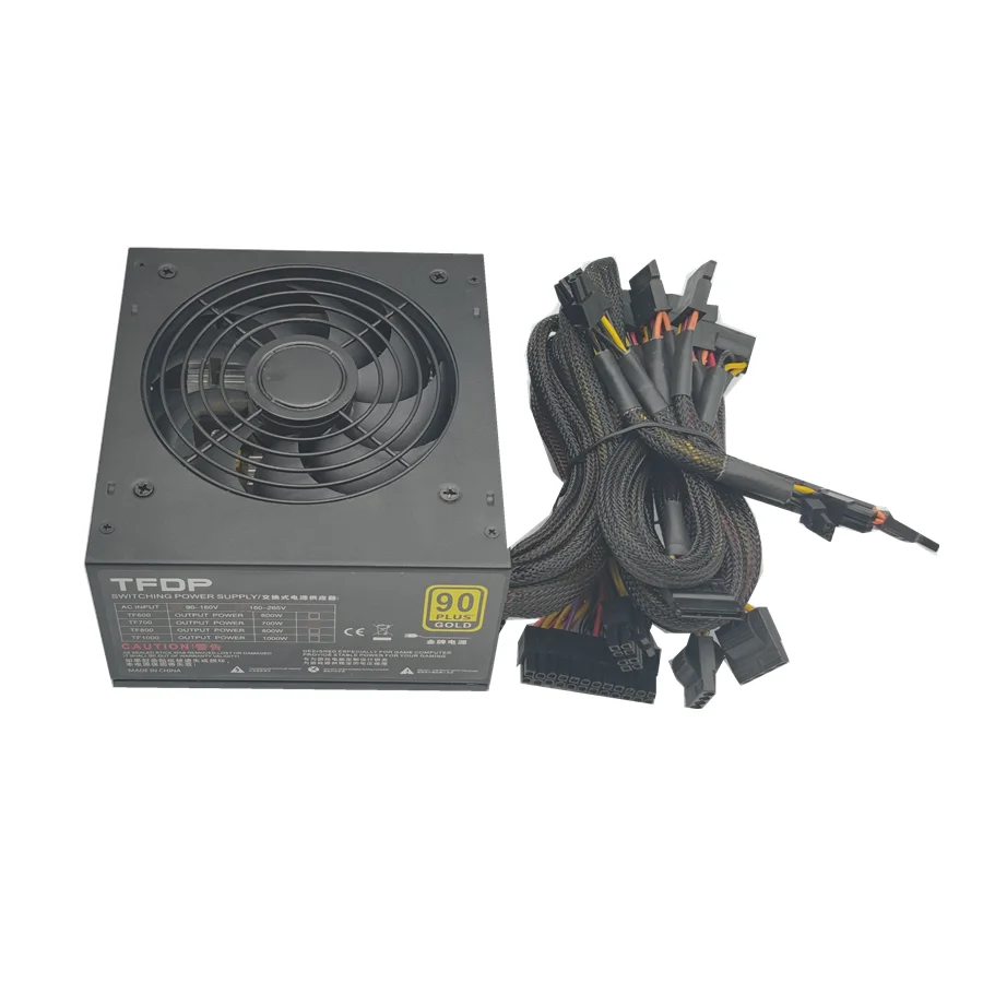 600W 80PLUS GOLD Computer power supply 20+4pin 4+4pin SATA,4pin ...