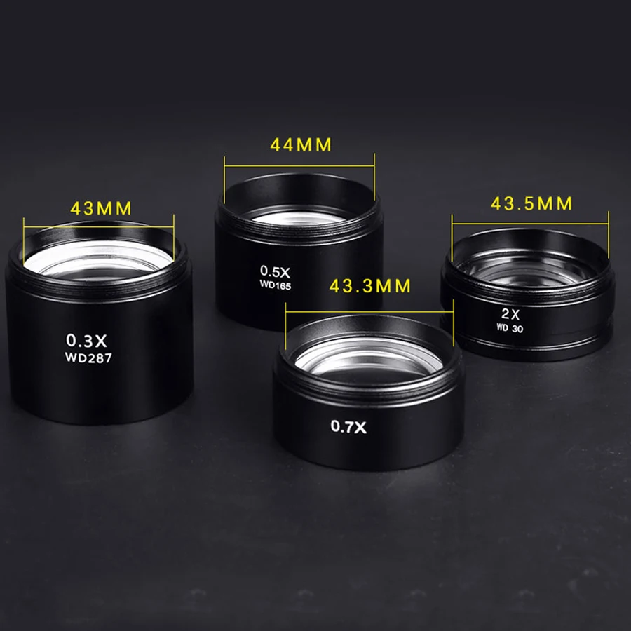 Microscope optique,Objectif de caméra de microscope auxiliaire ...