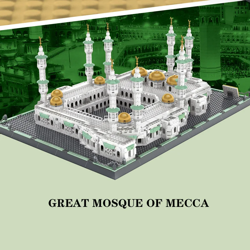 2274PCS+ Great Mosque Of Mecca Building Blocks World Famous ...