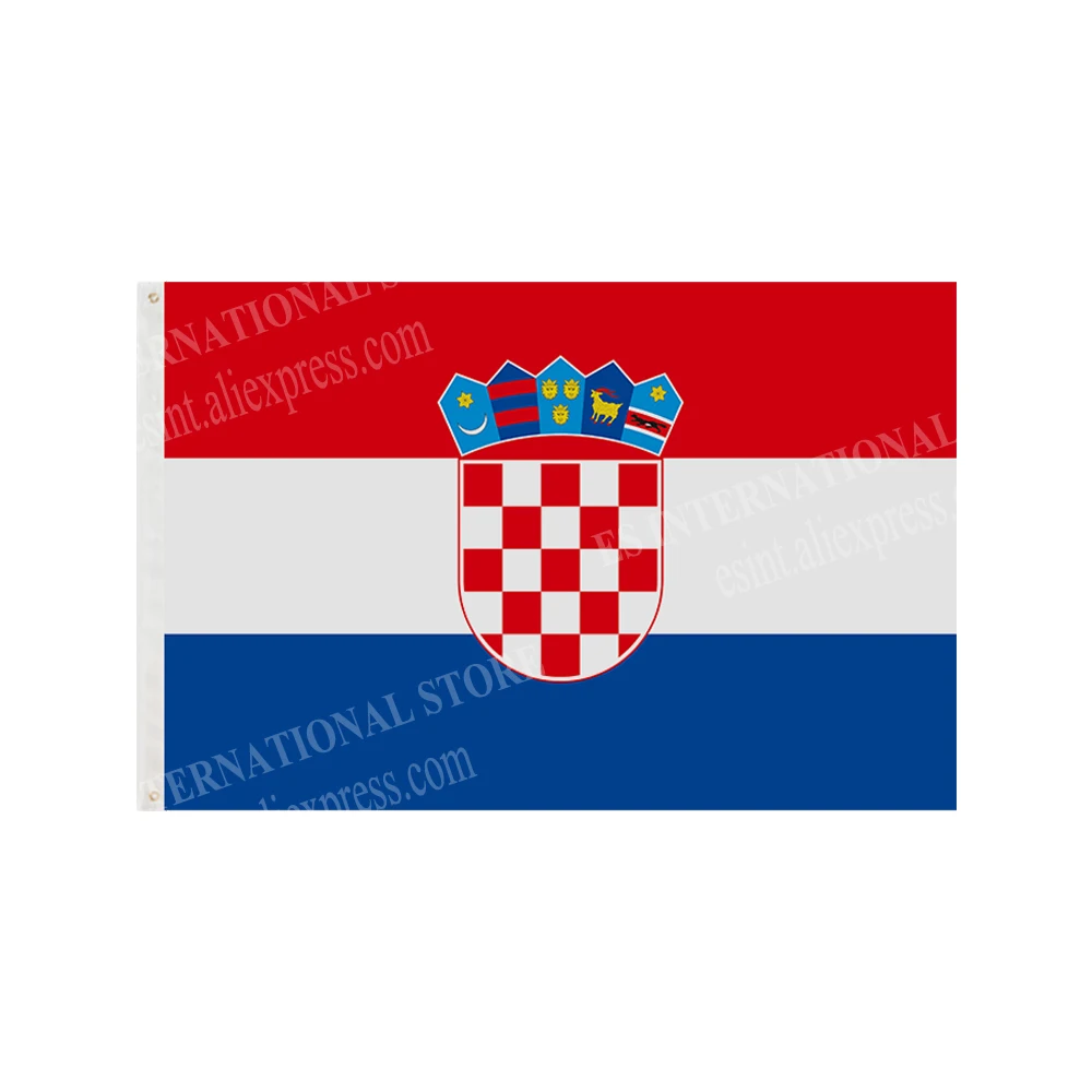 Reflectiv Croatia Flag | Croatia Embroided Flag | Croatian National ...