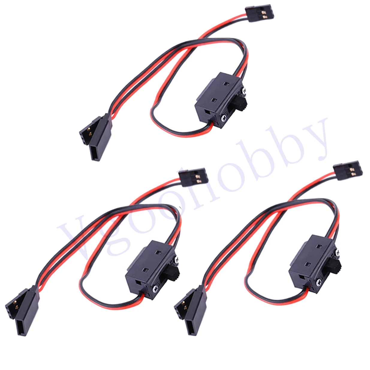 3 PackJR Style 3 Way Power On Off Switches RC Switch Receiver for RC ...