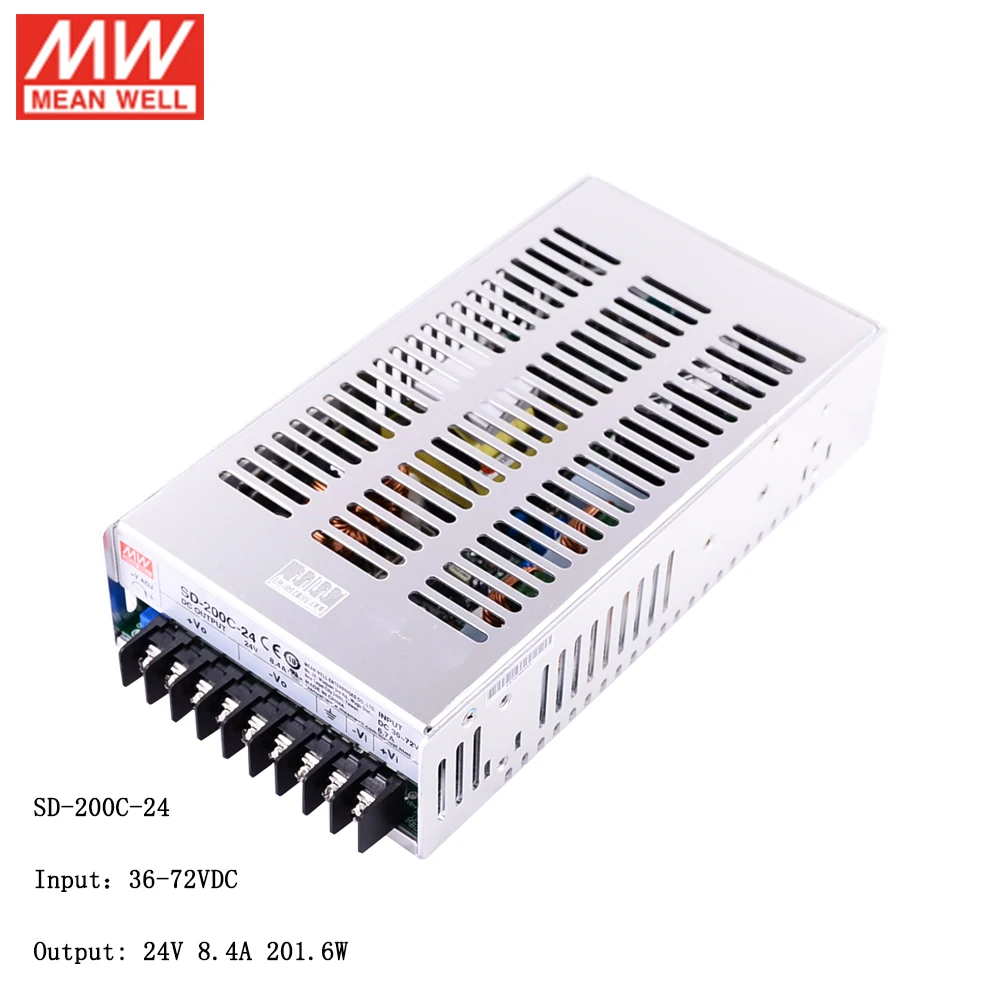Mean Well Sd 200c 24 Input 36 72vdc To 24v Dc 200w Dc dc Converter mean-well-sd-200c-24-input-36-72vdc-to-24v-dc-200w-dc-dc-converter