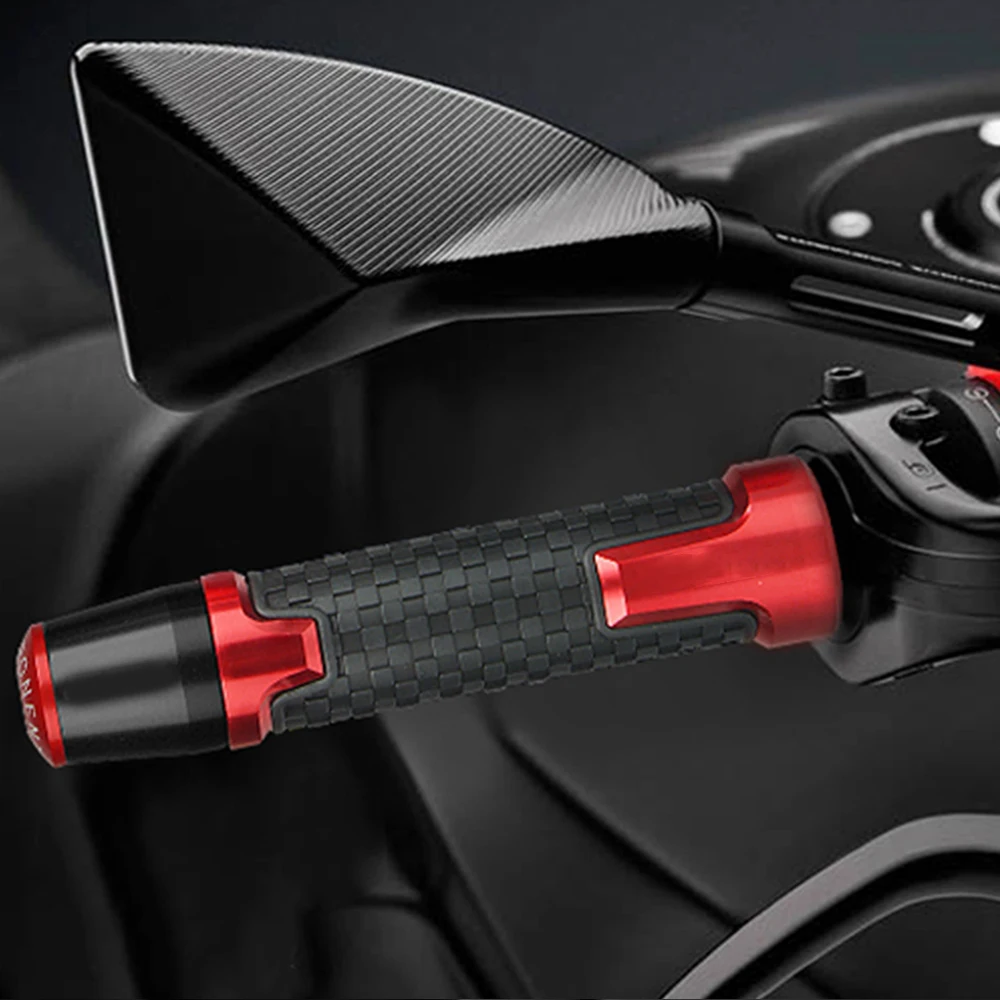 7-8-22mm-Motorcycle-CNC-handlebar-grip-end-handle-bar-grip-Cover-For ...