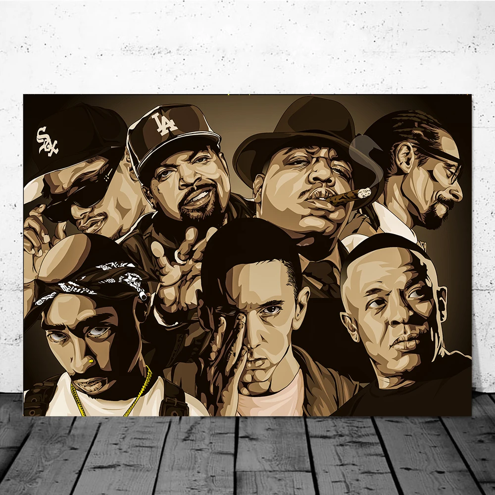 Wu-Tang Clan Hip Hop Poster Art Print Art & Collectibles Giclée Prints ...