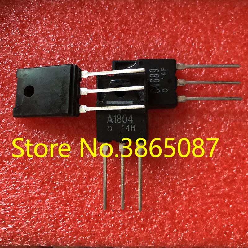 10pairs 10pcs 2sa1804 And 10pcs 2sc4689 To-3pf A1804 C4689 Pnp Npn ...
