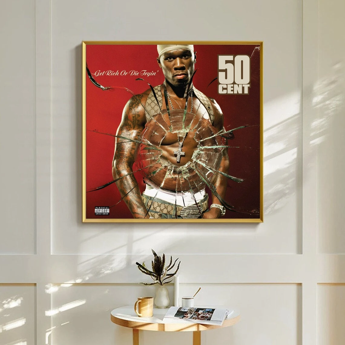 50 Cent Get Rich Or Die Tryin Album Cover