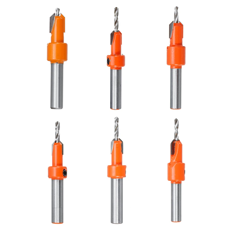 3.2x10mm -Foret à fraise HSS,vis de chanfrein pour le travail du bois ...