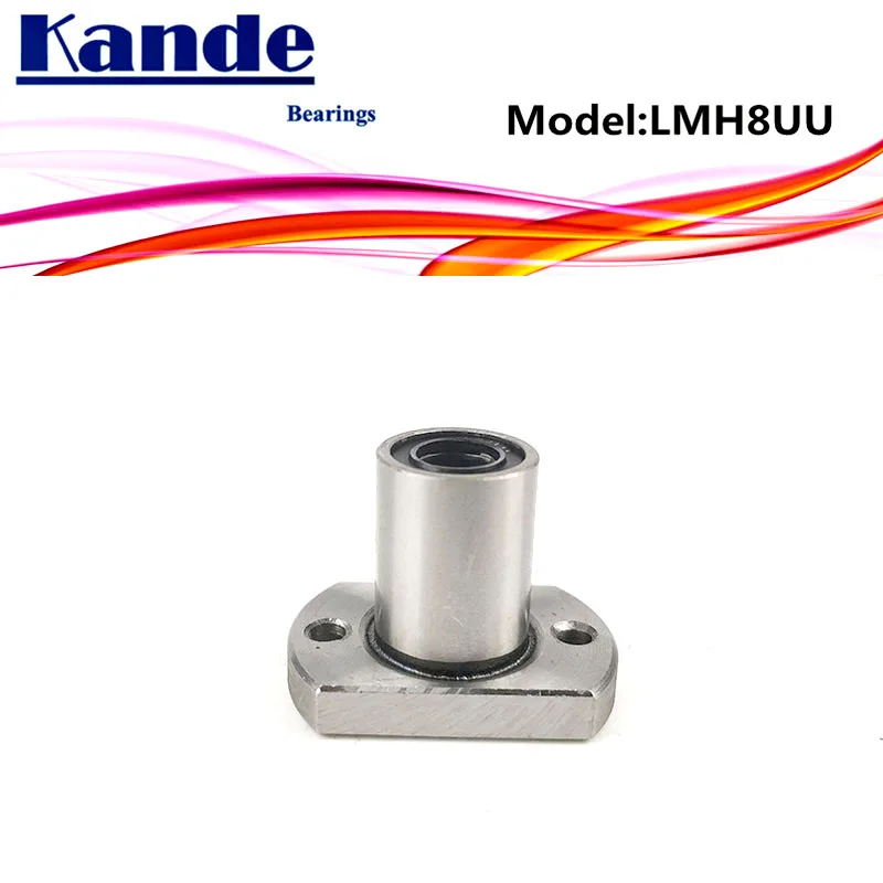 Lmh8 Uu 1pcs/lot Lmh8uu Round Flange Linear Ball Bearing 8mm Lmh8 For ...