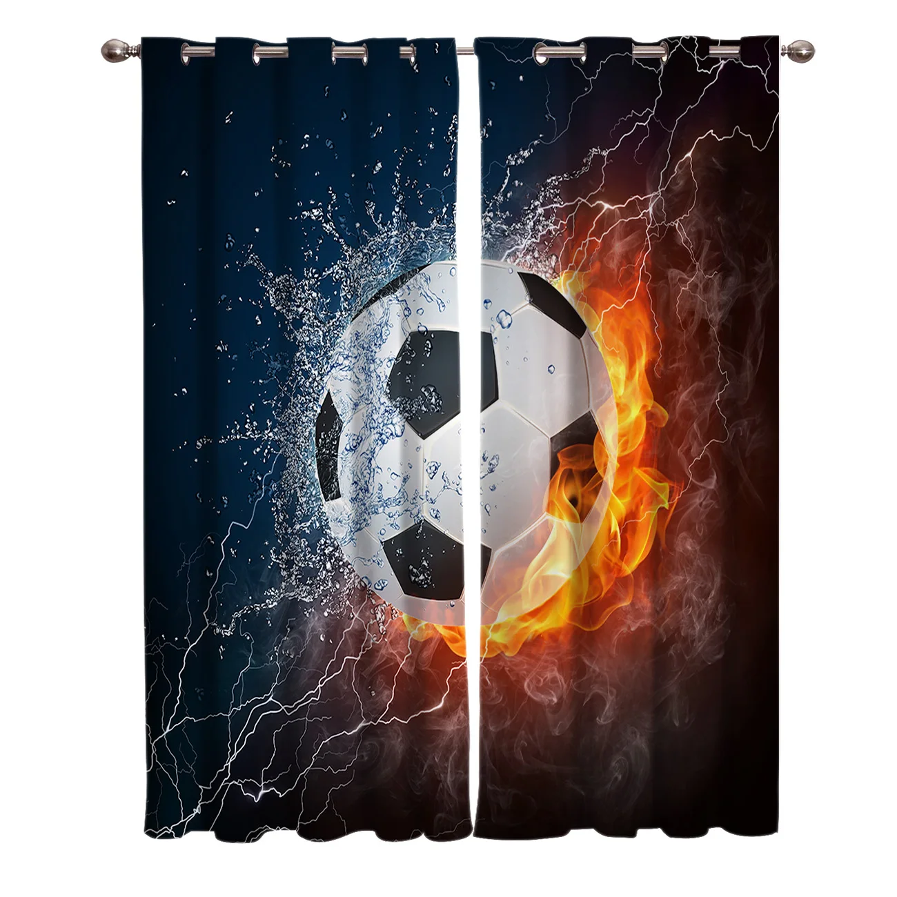 Soccer-Football-Game-Room-Curtains-Large-Window-Window-Curtains-Living ...