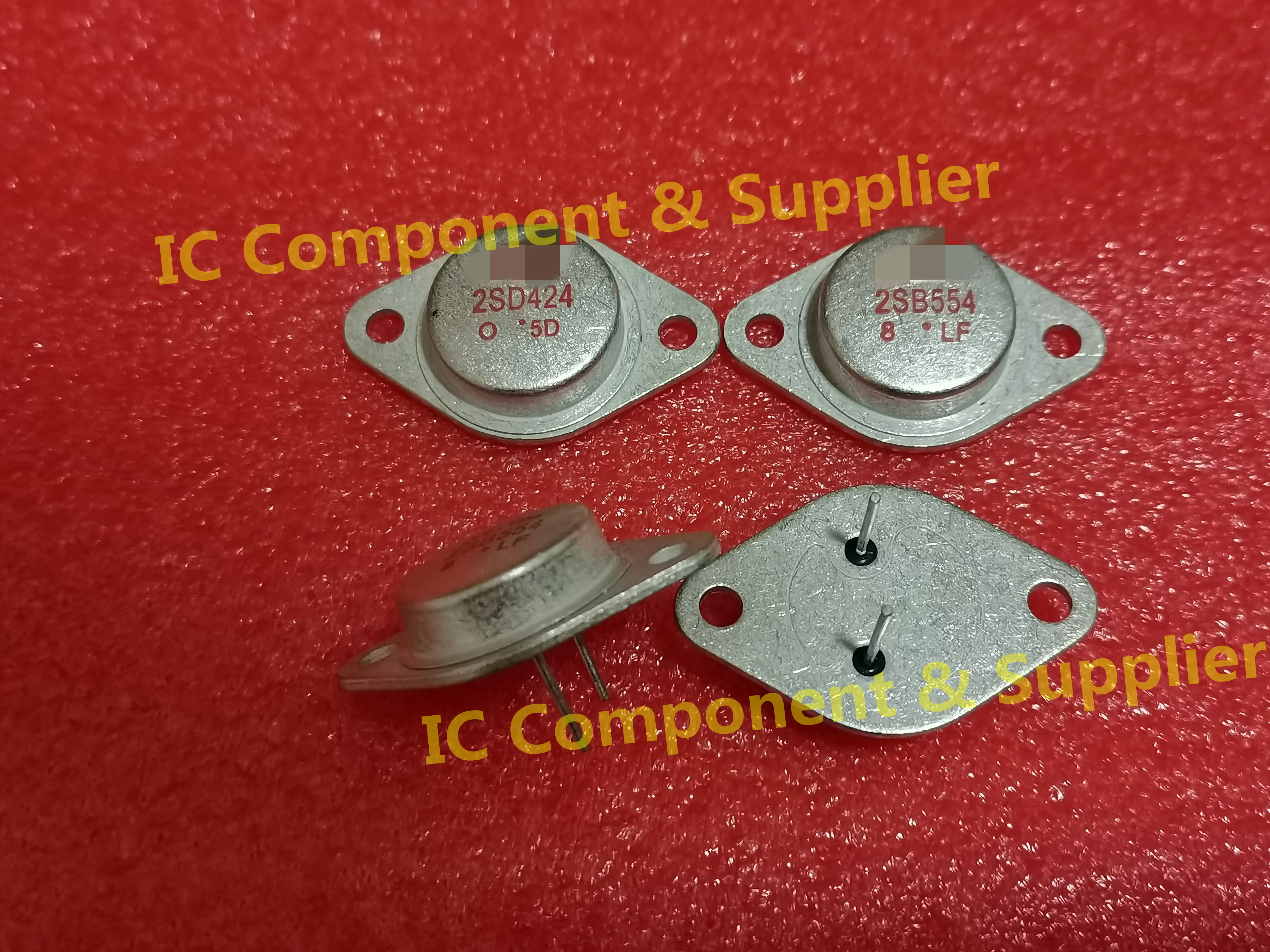 8PCS/LOT=4Pair (4PCS FOR 2SD424 + 4PCS FOR 2SB554 ) TO-3 2SB554 2SD424 ...